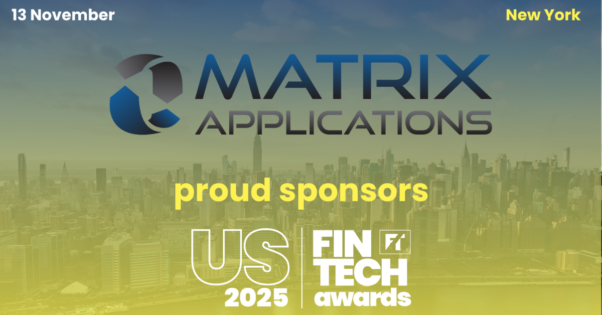 Matrix Applications Sponsoring 2025 US FinTech Awards